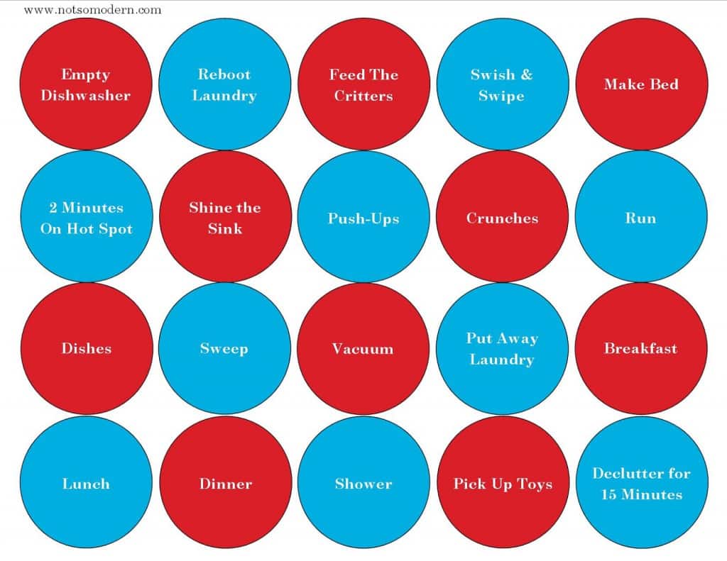 DIY Organizational Fridge Magnets