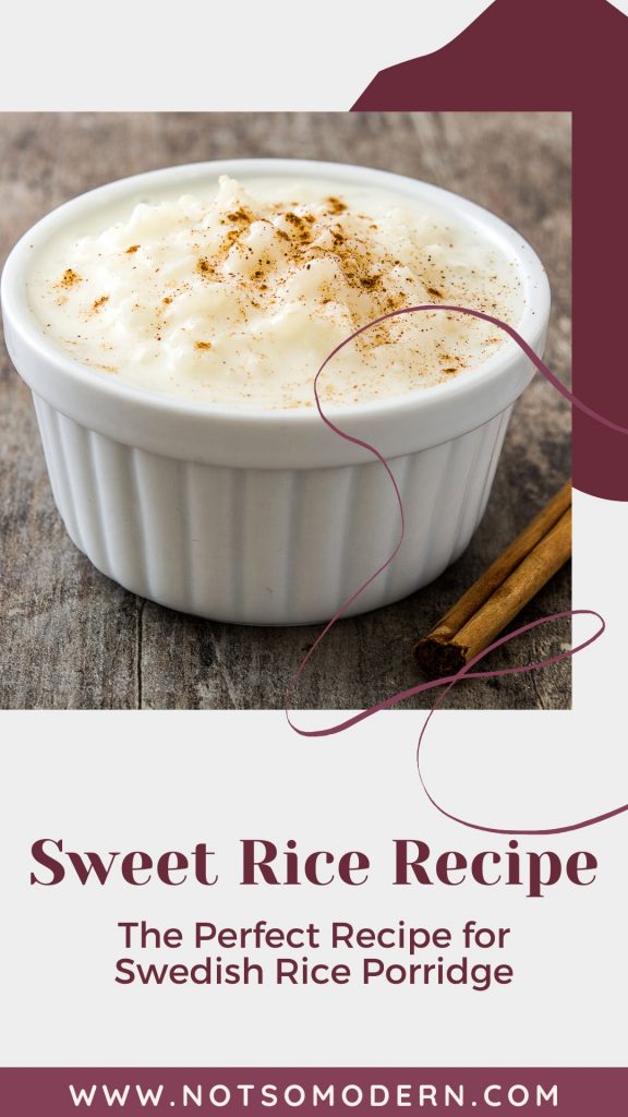 Risgrynsgröt: The Perfect Recipe for Swedish Rice Porridge