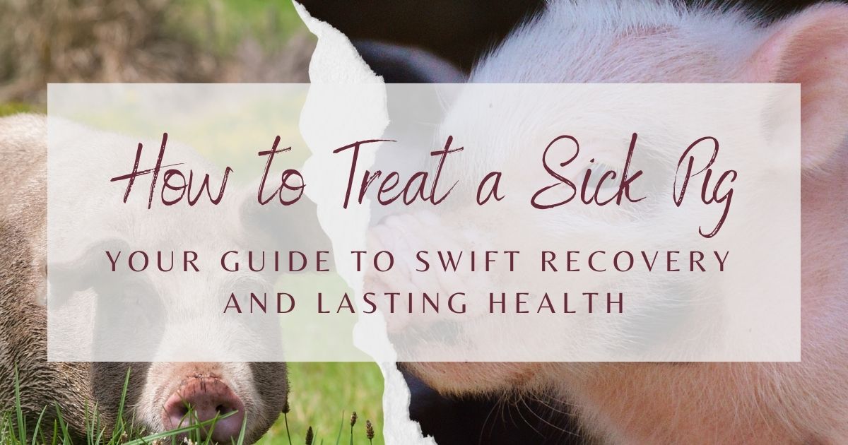 7 Essential Tips on How to Treat a Sick Pig Effectively